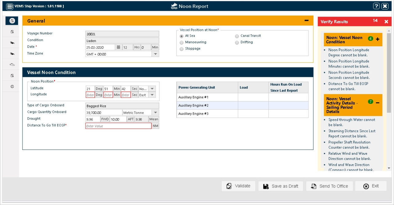 Vessel Event Management System | Vertex Infosoft Solutions Pvt. Ltd.